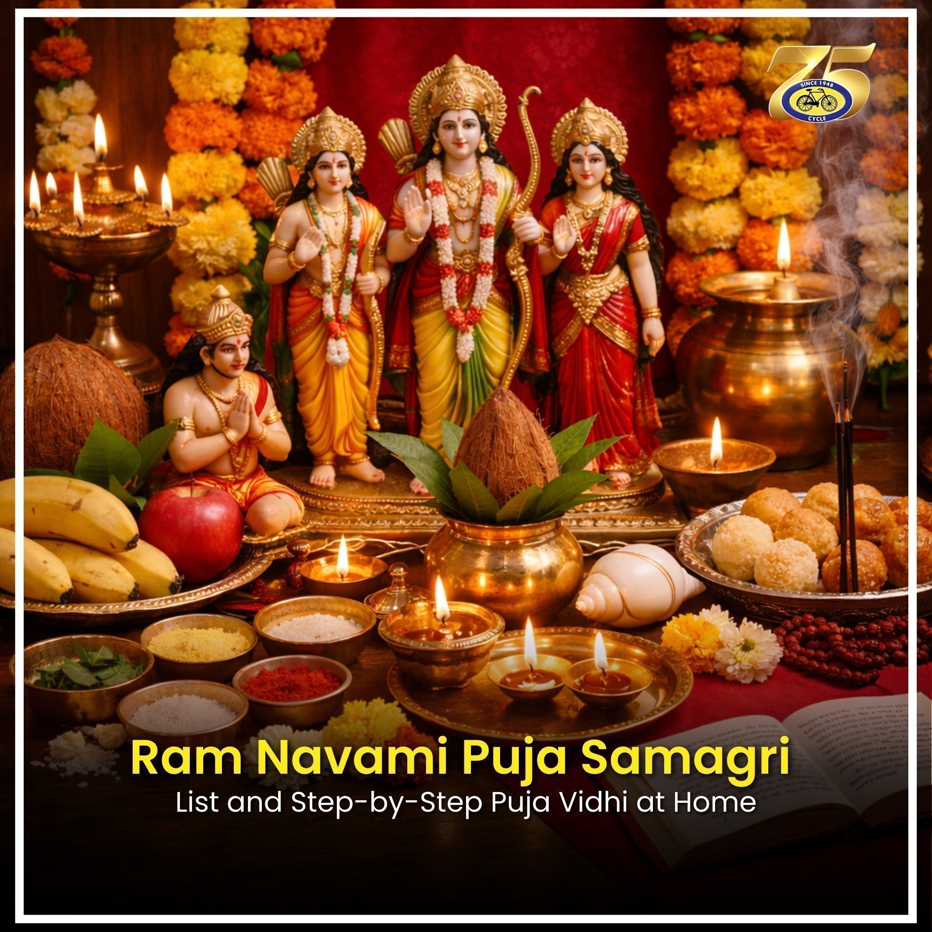 Ram Navami Puja Samagri List & Puja Vidhi at Home – Cycle.in