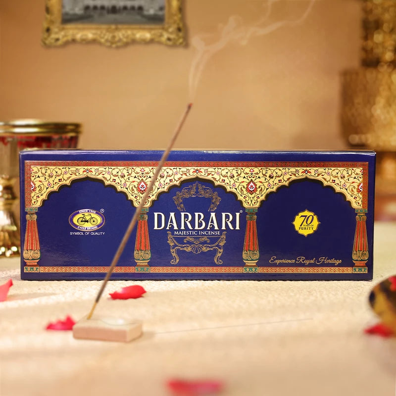 Darbari Incense Sticks: Set of 2 fragrances (Red & Blue) – Cycle.in