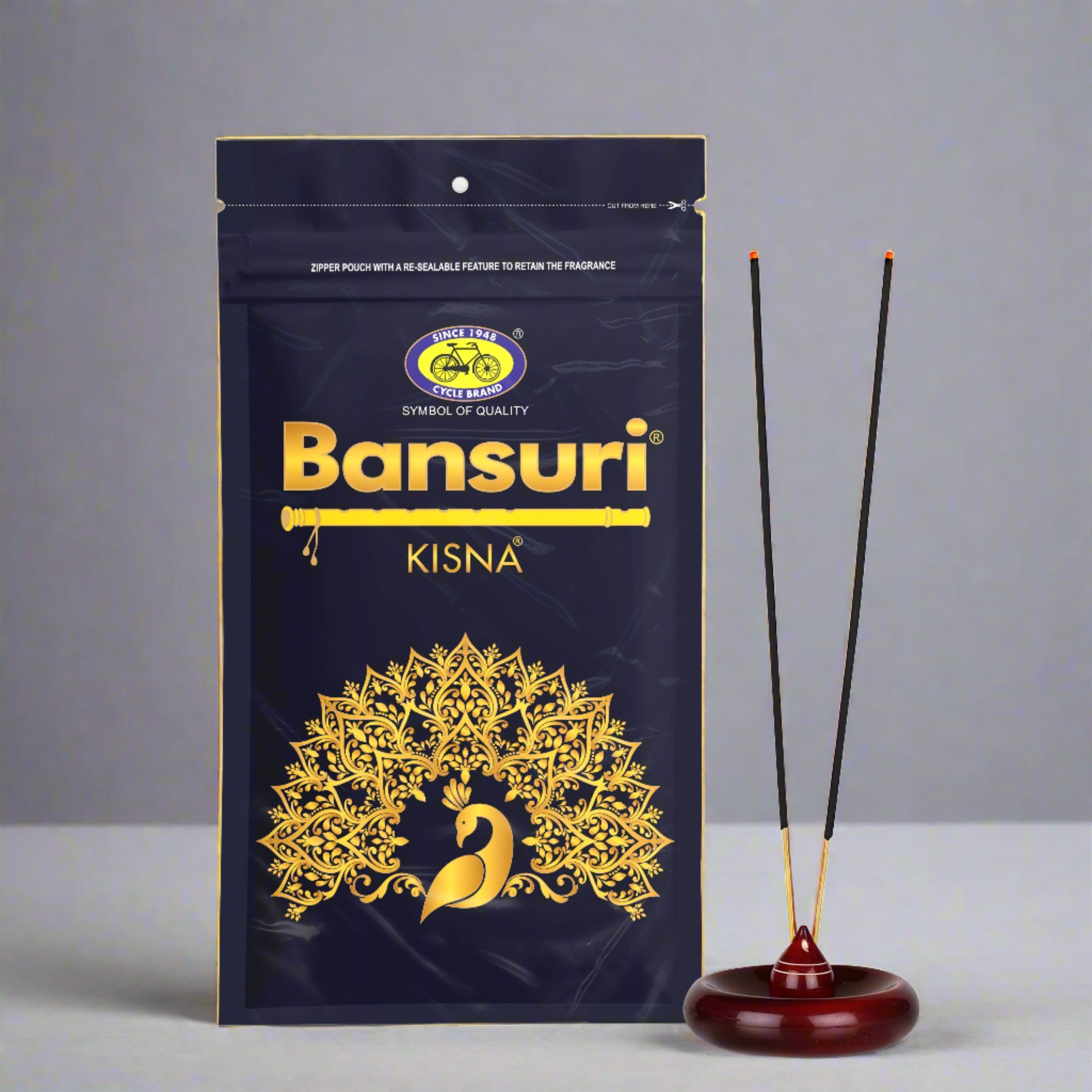 Bansuri Kisna Agarbatti (120 g) Pack – Cycle.in