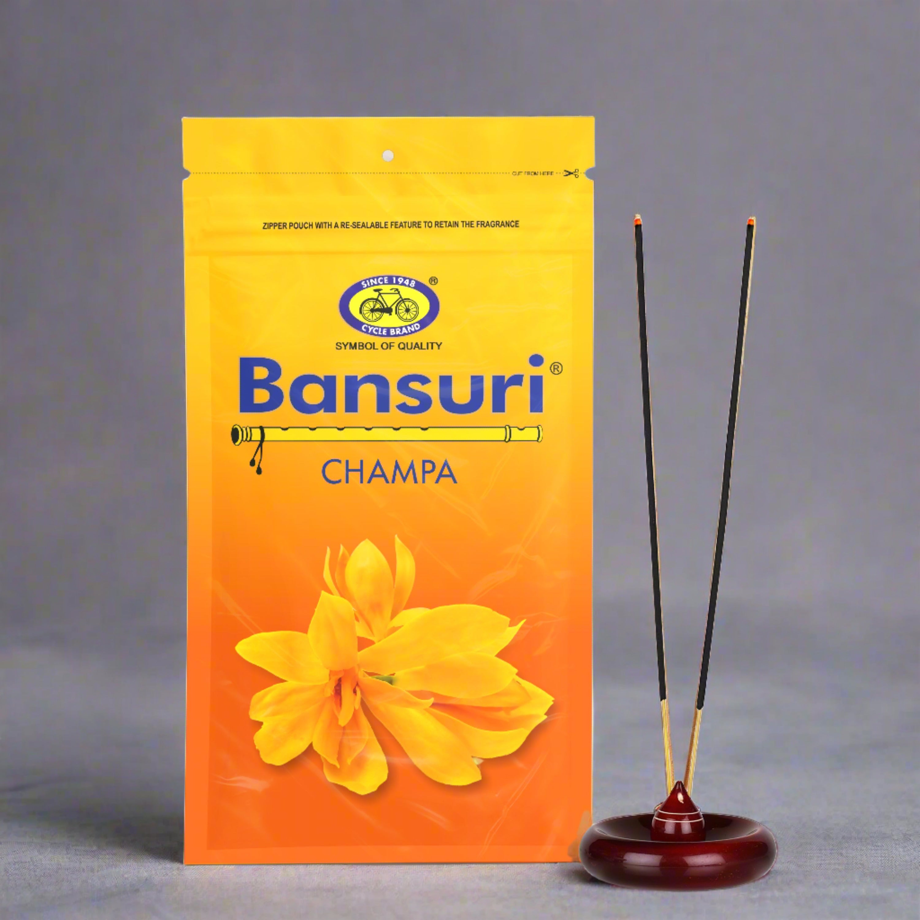 Bansuri Champa Agarbatti - 120gm – Cycle.in