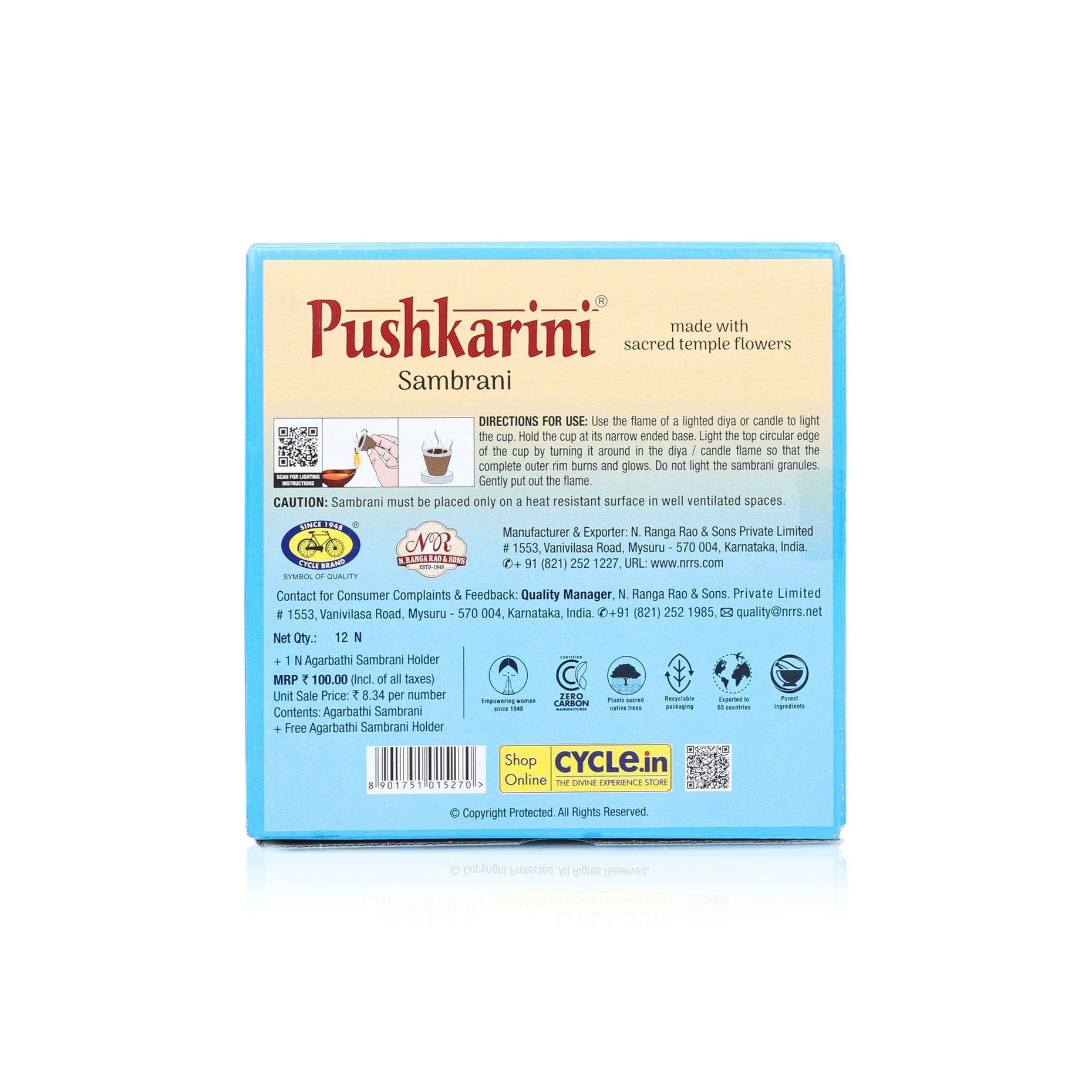 Pushkarini Cup Sambrani Made from Sacred Temple Flowers – Cycle.in