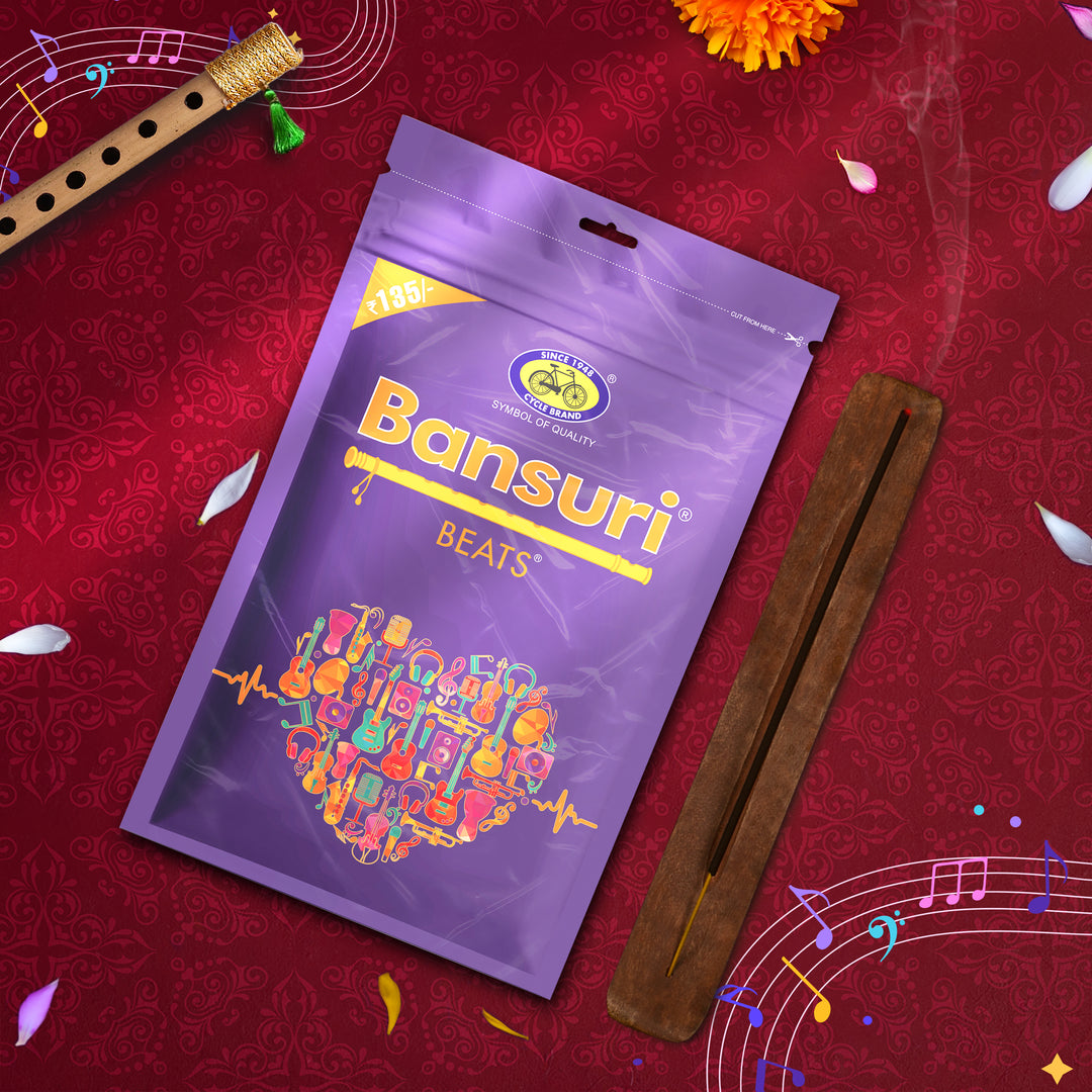 Bansuri Agarbatti Combo - Classic, Melody, Beats, Vibe – Cycle.in