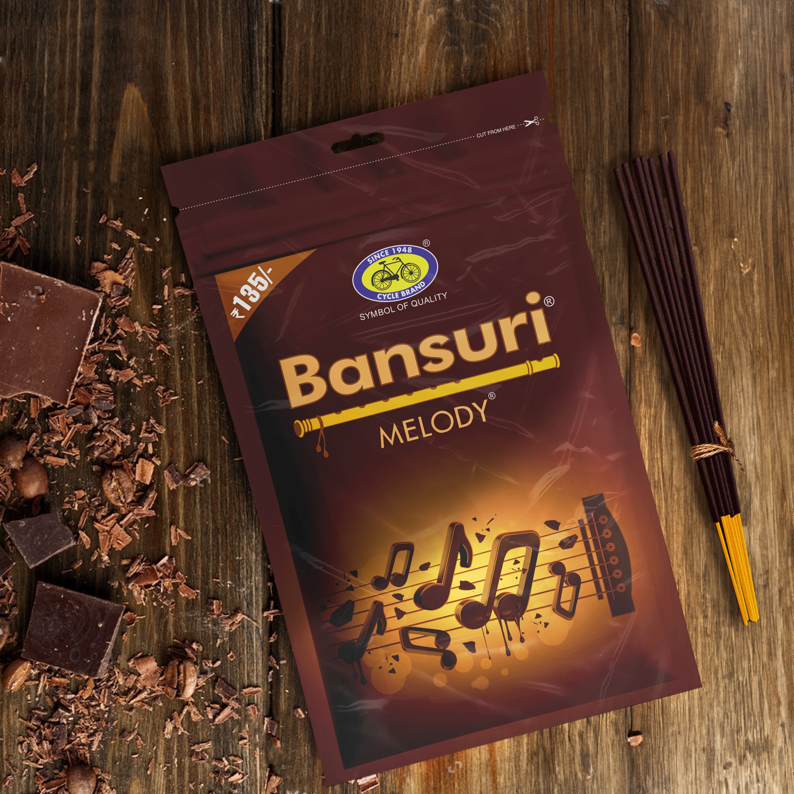 Buy Bansuri Melody Agarbatti Online – Cycle.in