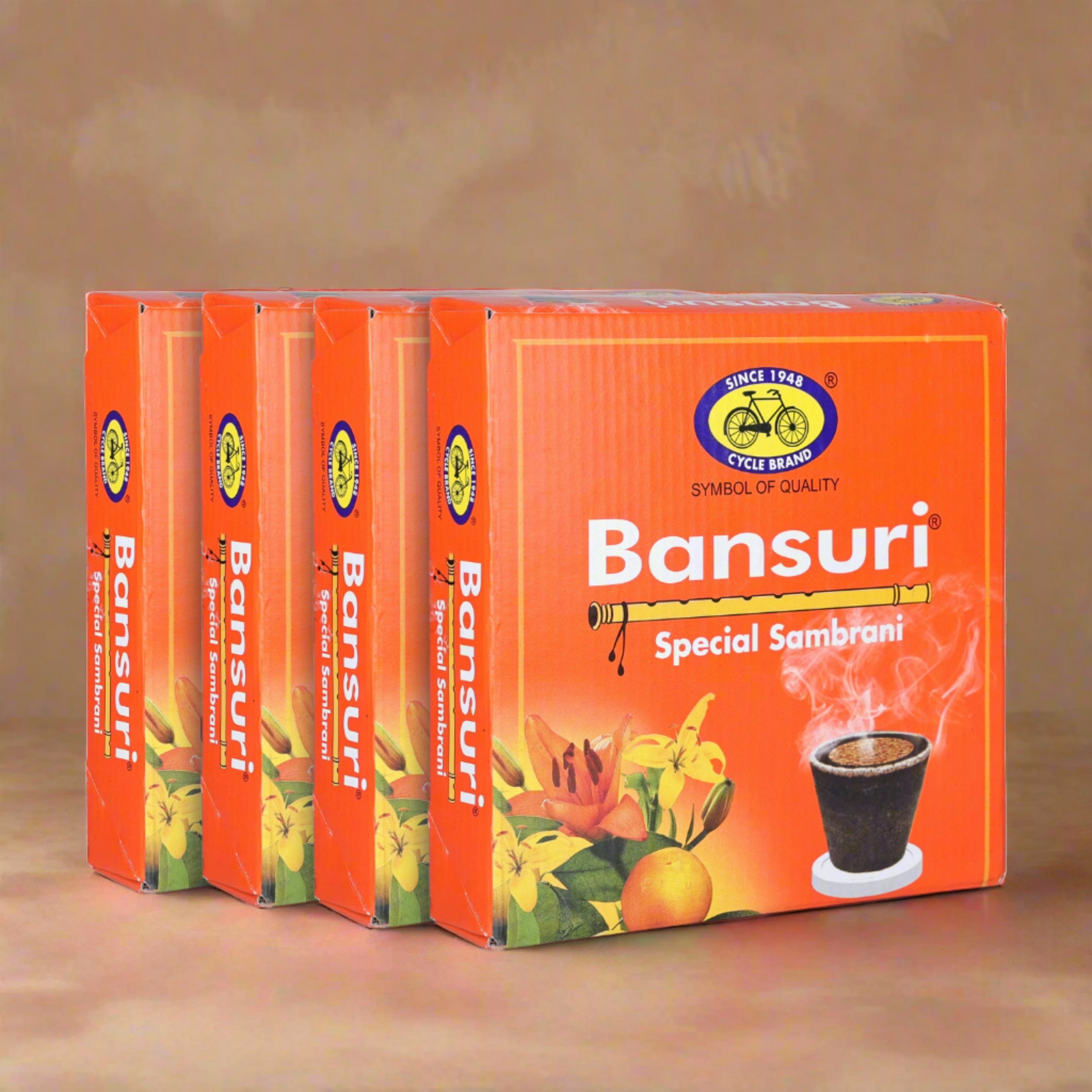 Bansuri Cup Sambrani Pack of 4 Havan Cups (48 Nos) – Cycle.in