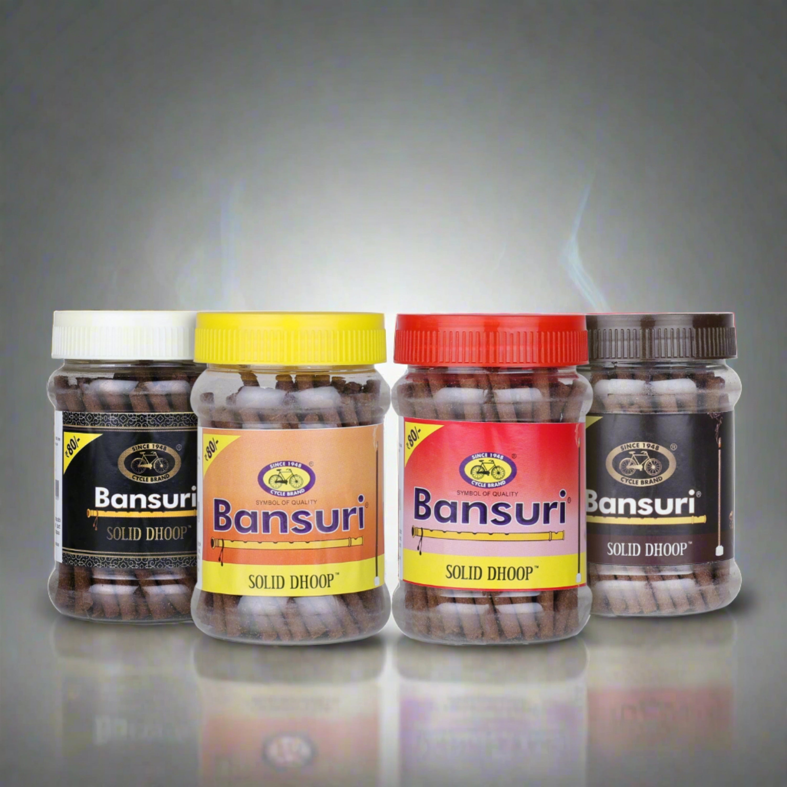 Bansuri Solid Dhoop—Pack of 4 Fragrances – Cycle.in