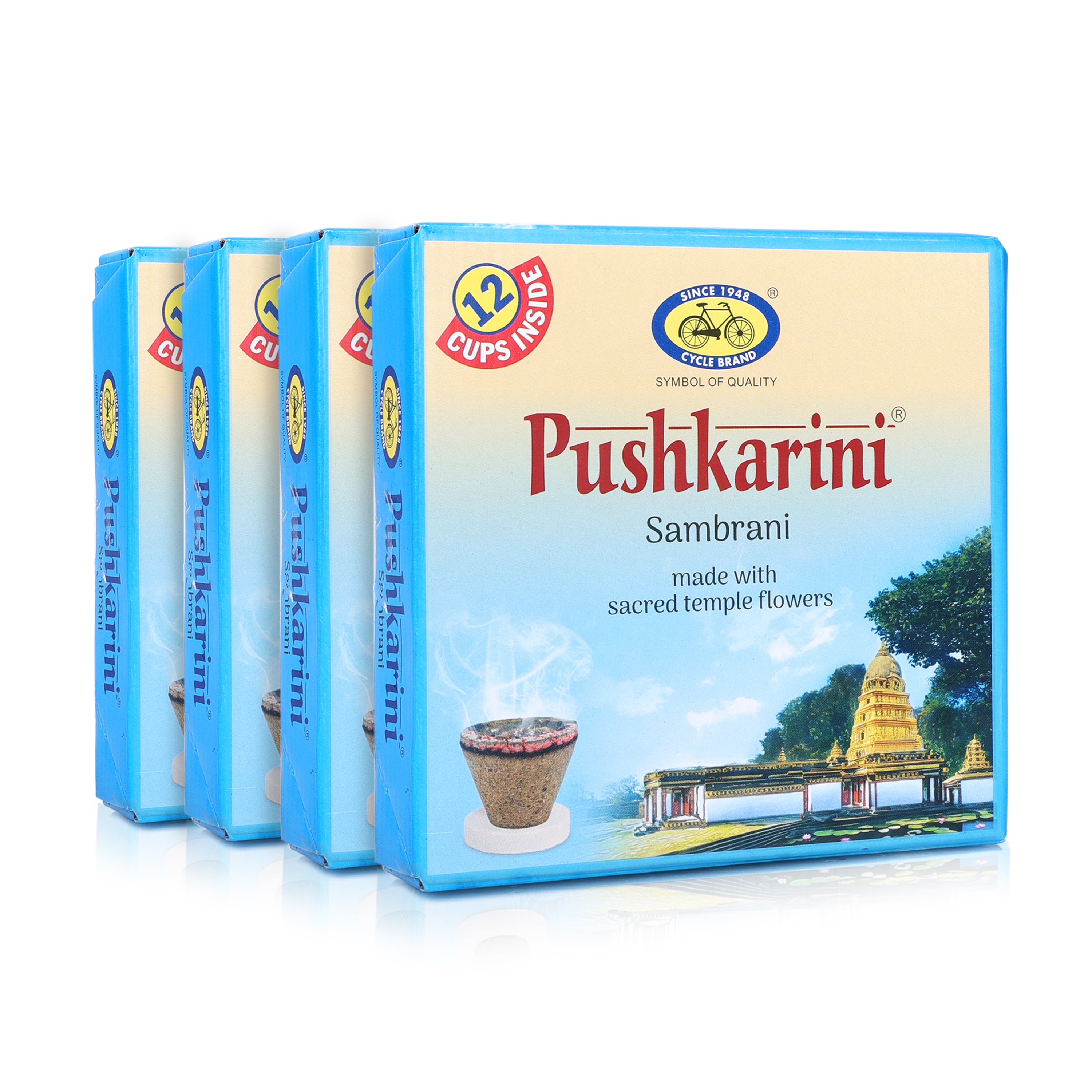 Pushkarini Sambrani Cups - Pack of 4 – Cycle.in