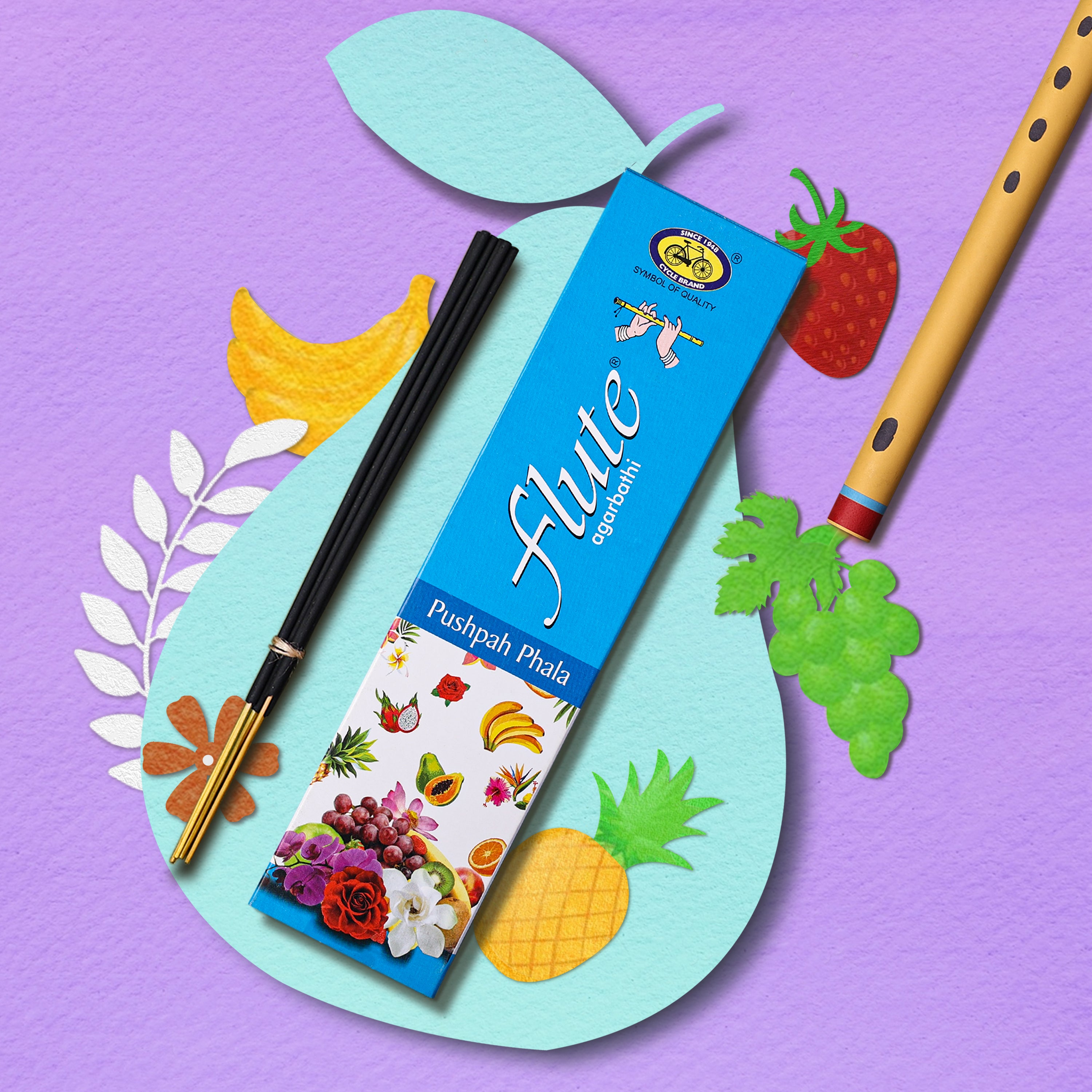 Flute Pushpah Phala Agarbatti – Cycle.in