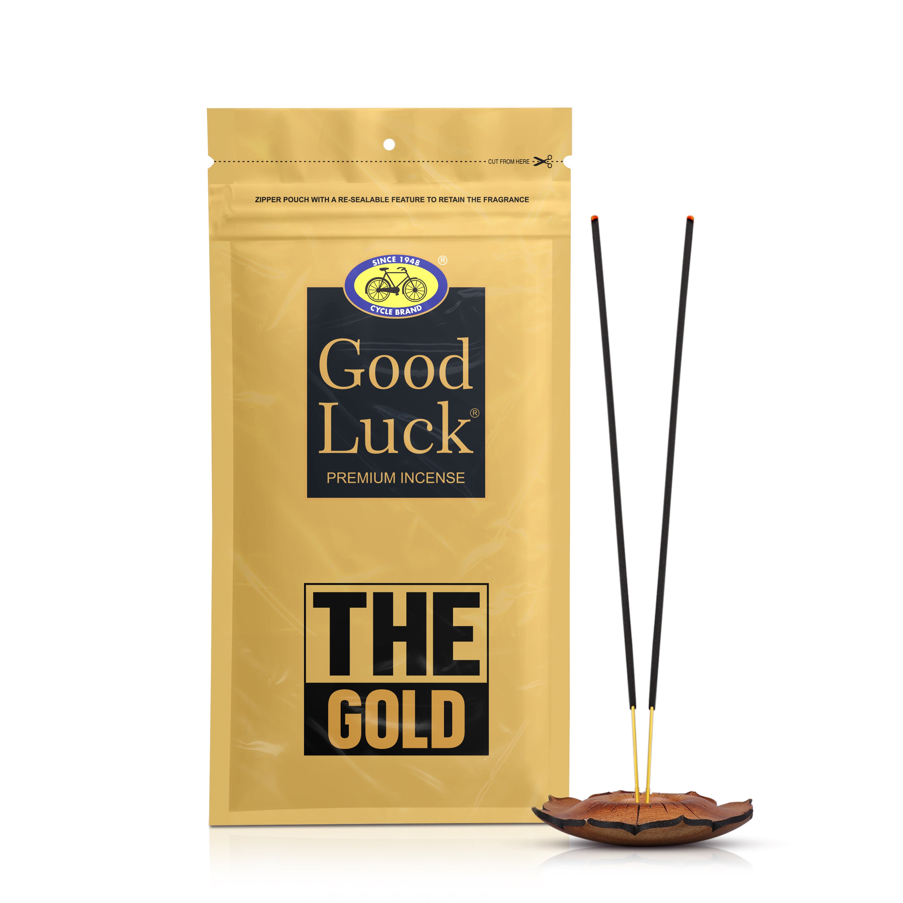 Good Luck Gold Agarbatti Pouch for Daily Pooja – Cycle.in