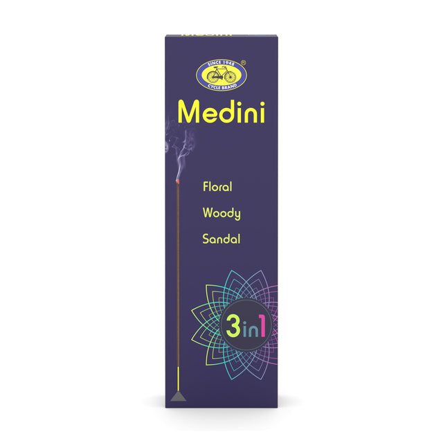 Medini Three in One Agarbatti Pack - Floral | Woody | Sandal Assorted ...