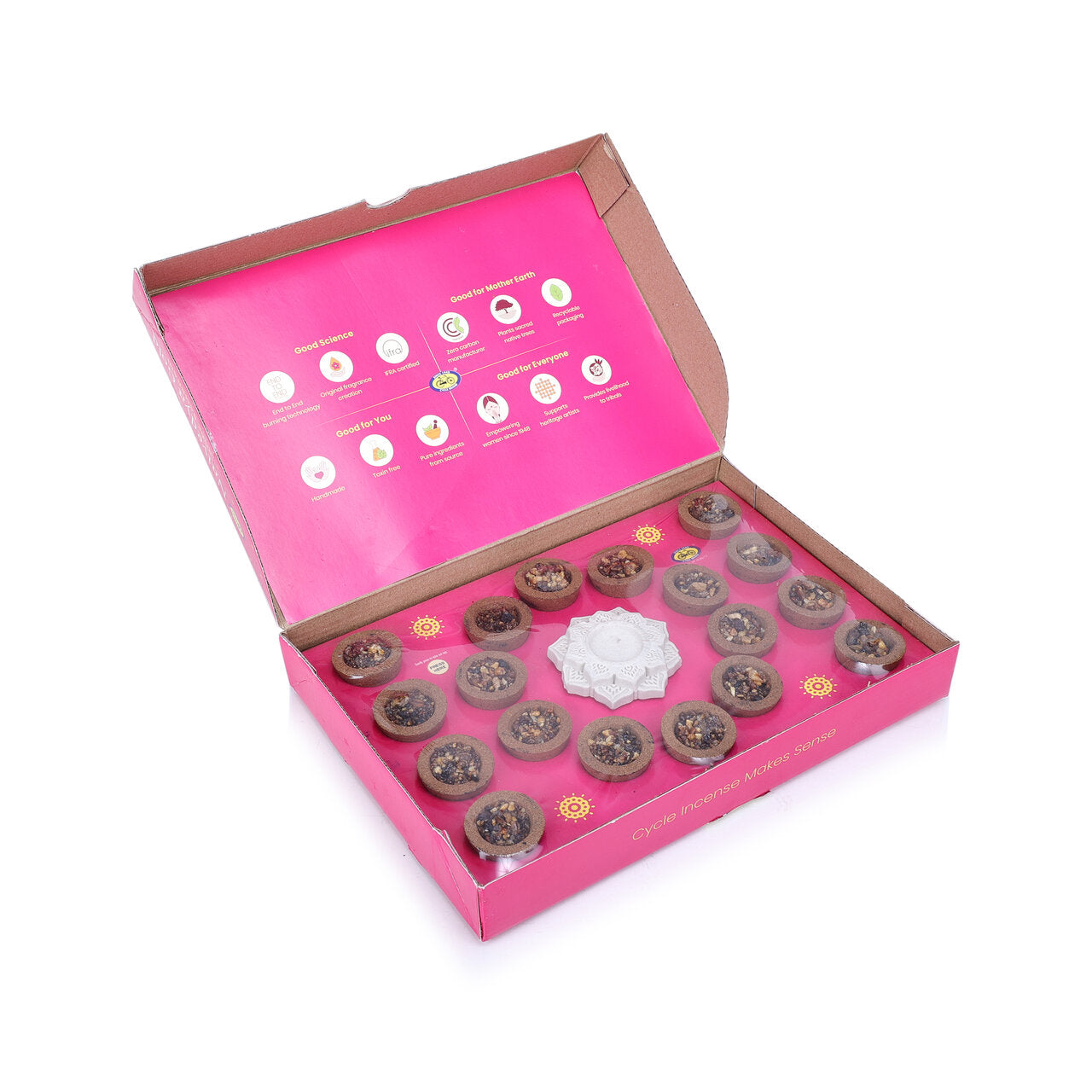 Naivedya Gold Rose Cup Sambrani – Cycle.in