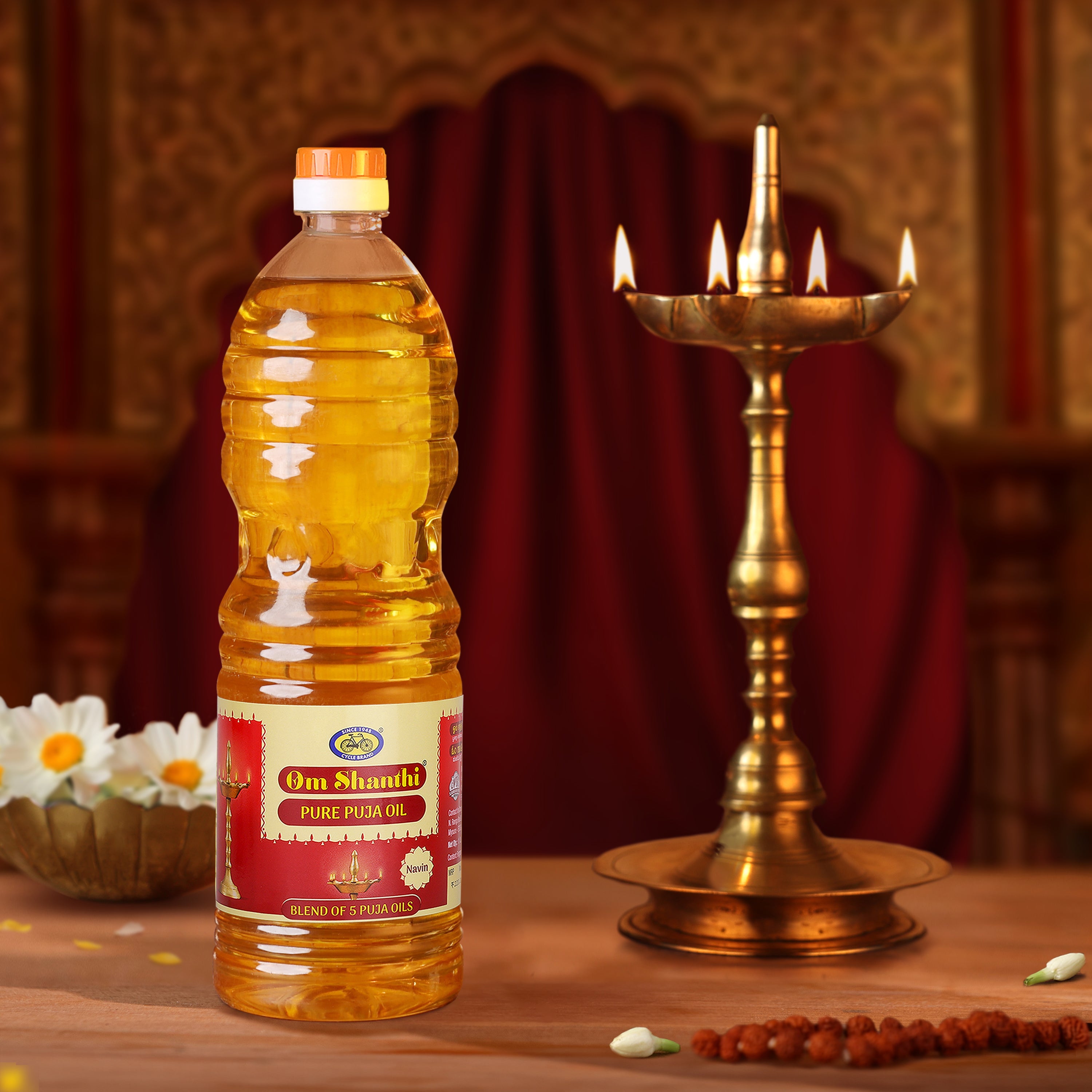 Om Shanthi Navin Pure Puja Oil – Cycle.in