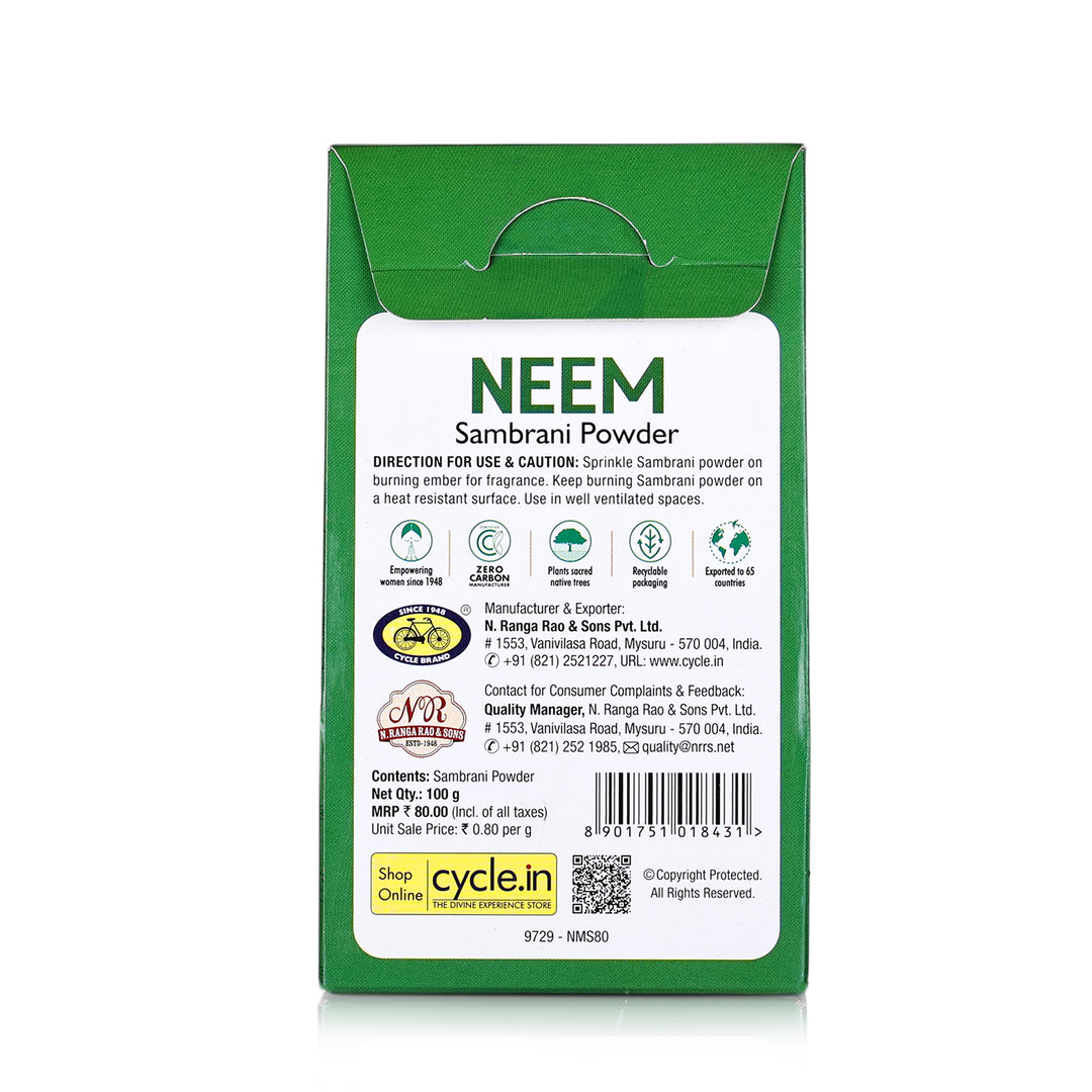 Buy Neem Sambrani Powder Online – Cycle.in