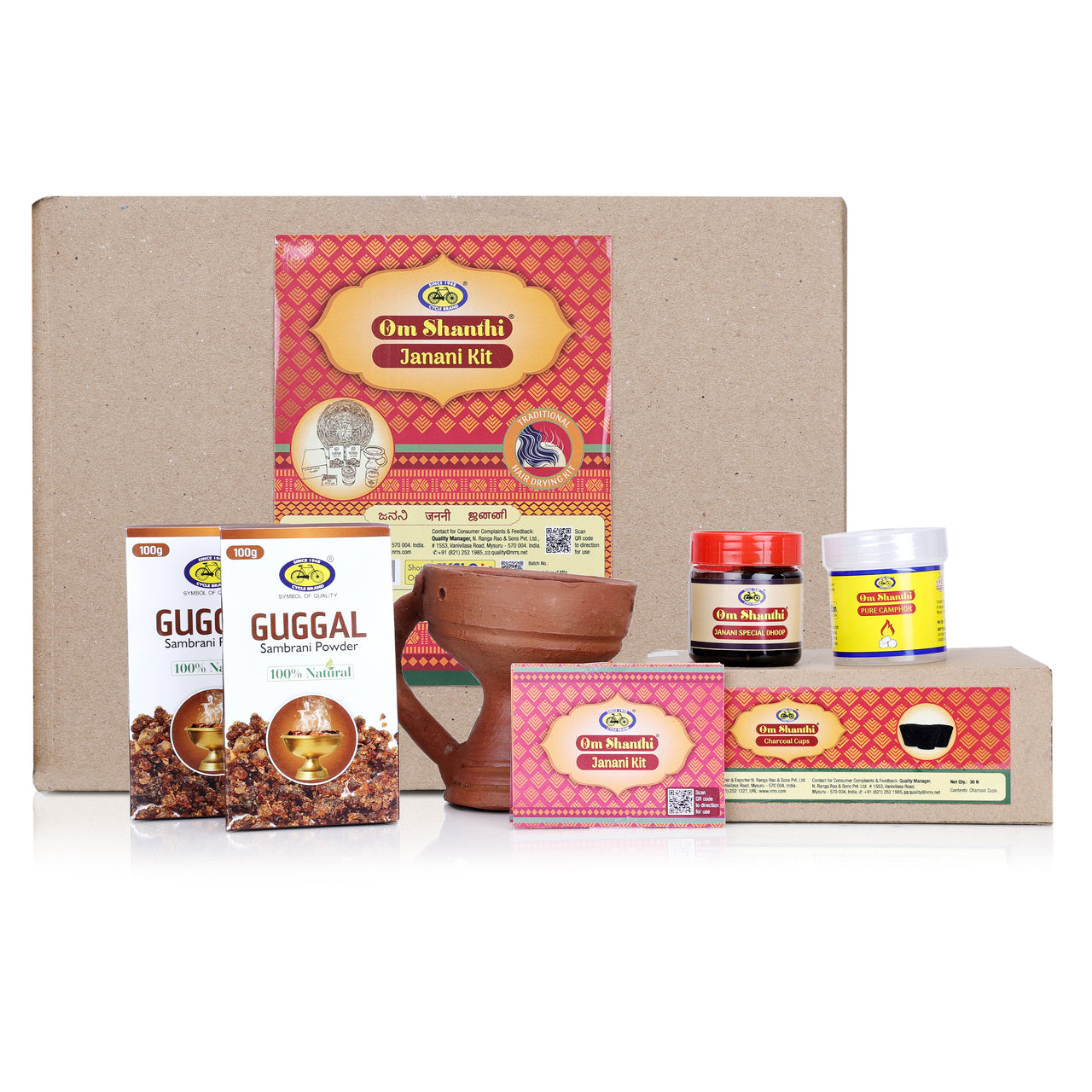 Om Shanthi Janani Kit For Hair Care – Cycle.in