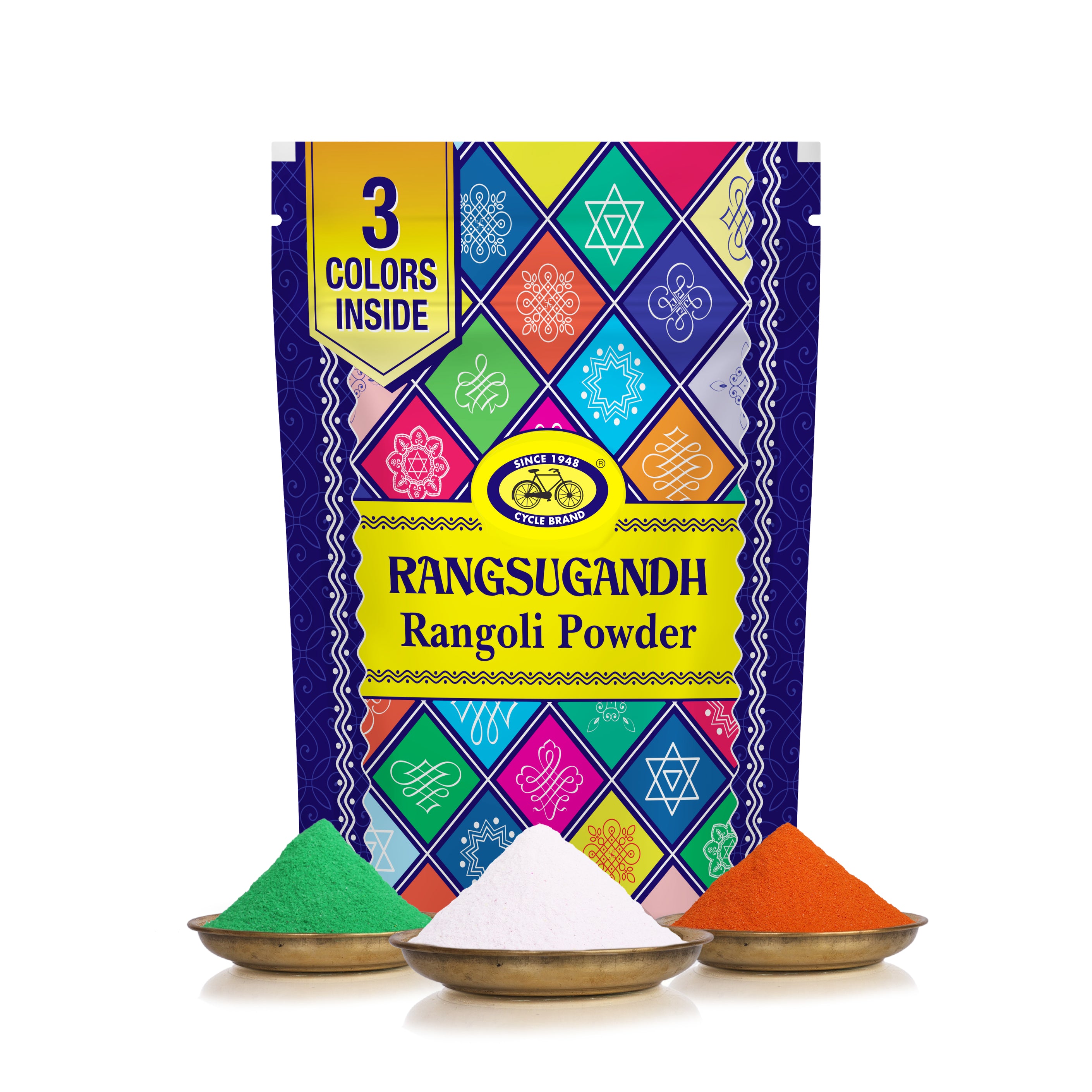 Rangsugandh Rangoli Powder - Pack of 3 – Cycle.in