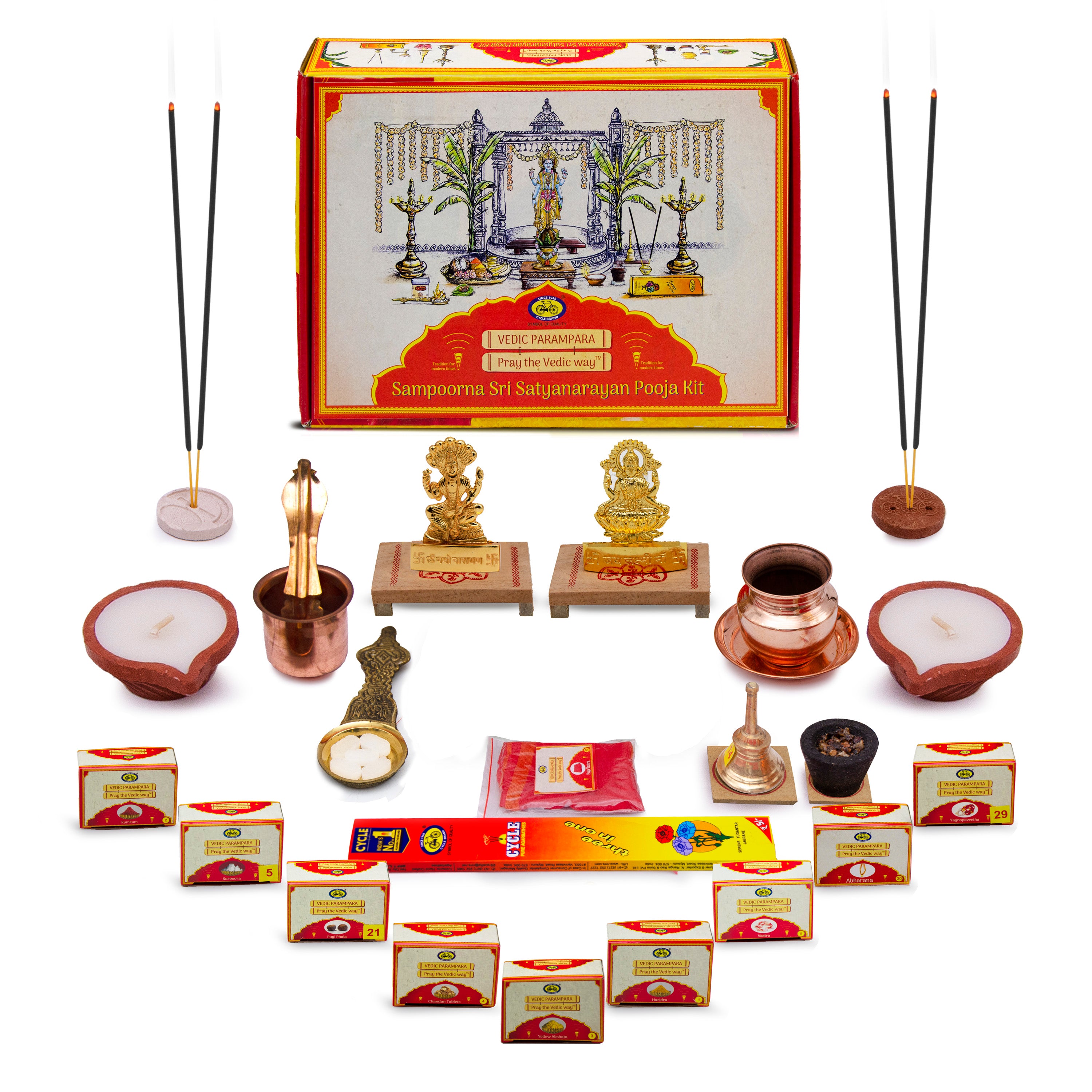 Sampoorna Sri Satyanarayan Pooja Kit – Cycle.in