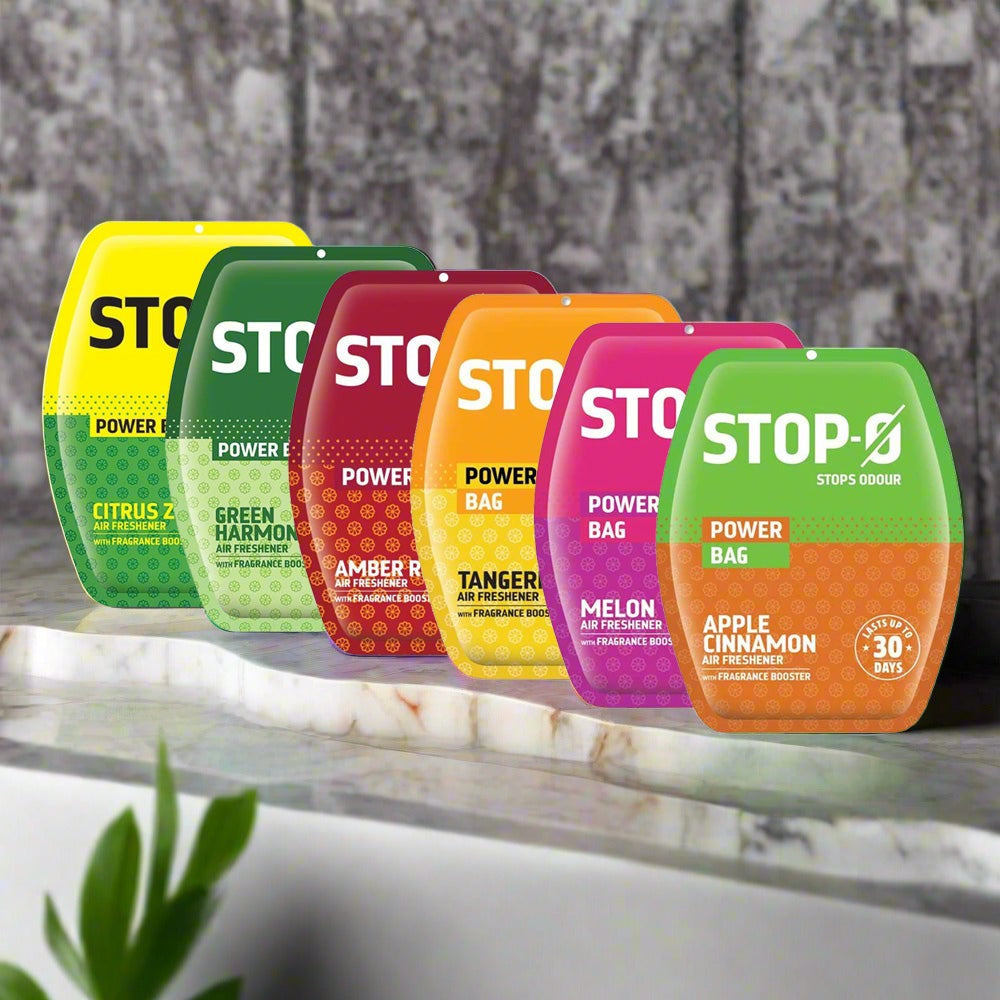 Stop-O Scented Bathroom Freshener Power Bag - Pack of 6 – Cycle.in