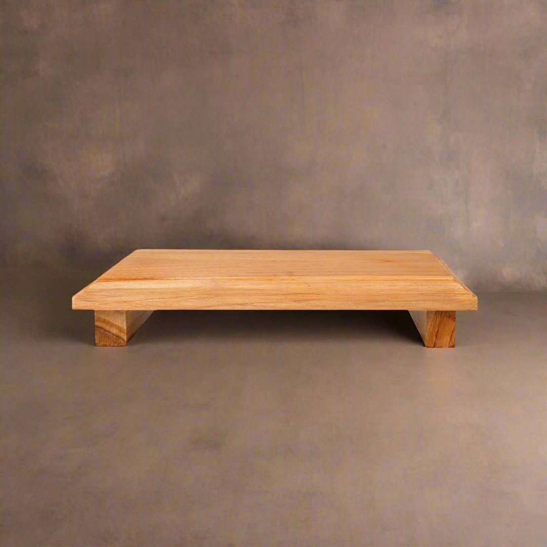 Handcrafted Teakwood Puja Peeta /Puja Asana | 10" x 6" – Cycle.in