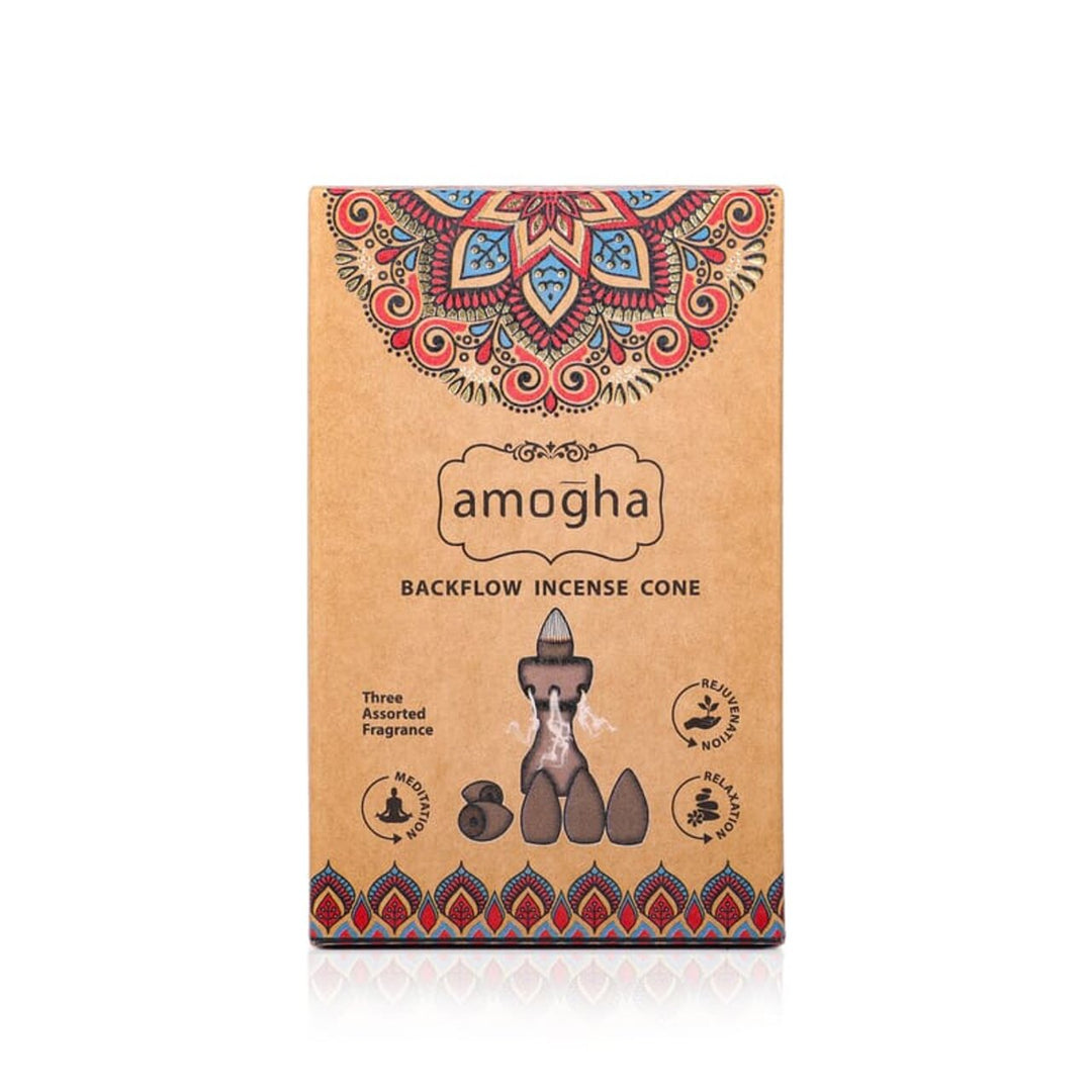 Amogha Backflow Incense Cones - 3 Assorted Variants – Cycle.in
