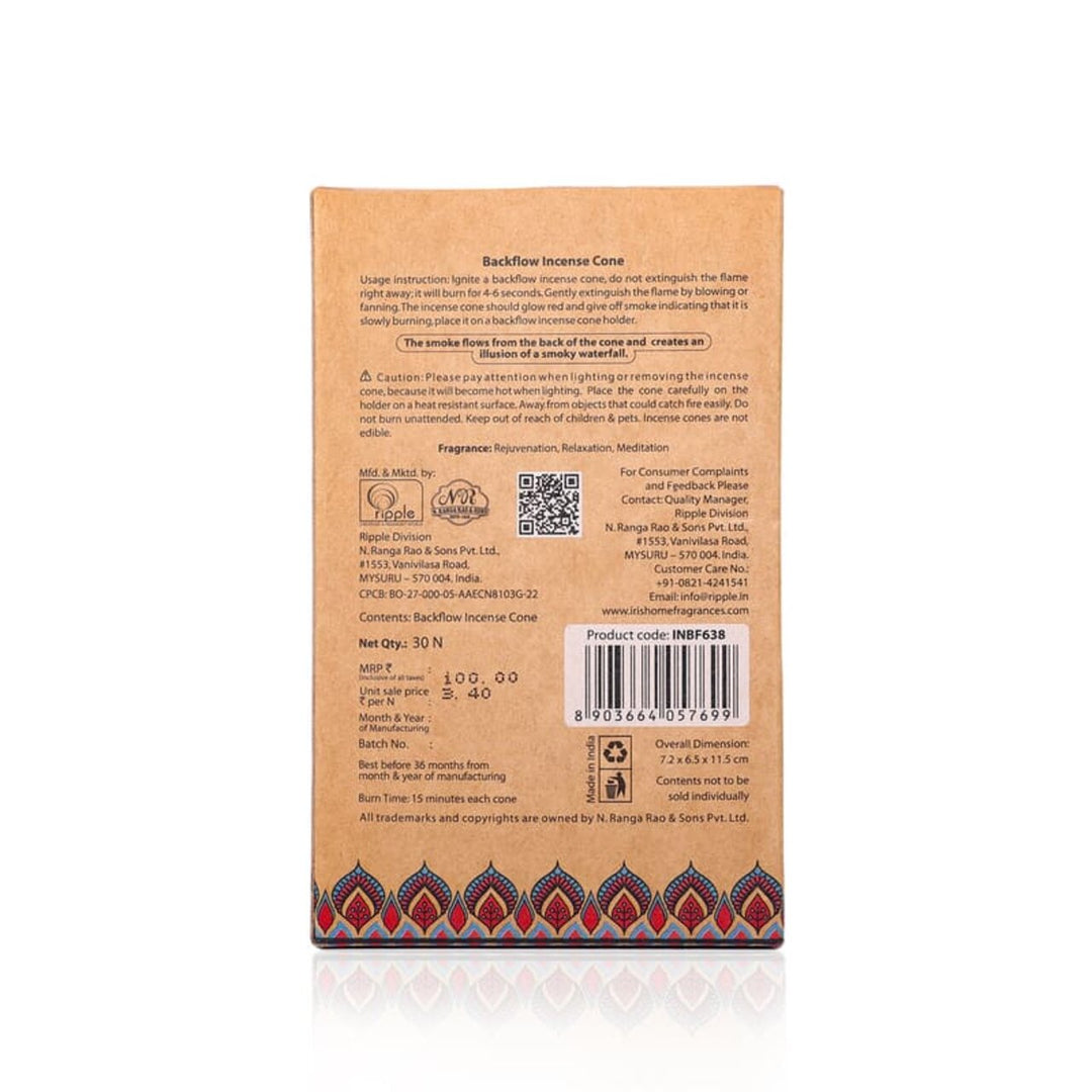 Amogha Backflow Incense Cones in 3 Assorted Variants (30 Nos) – Cycle.in