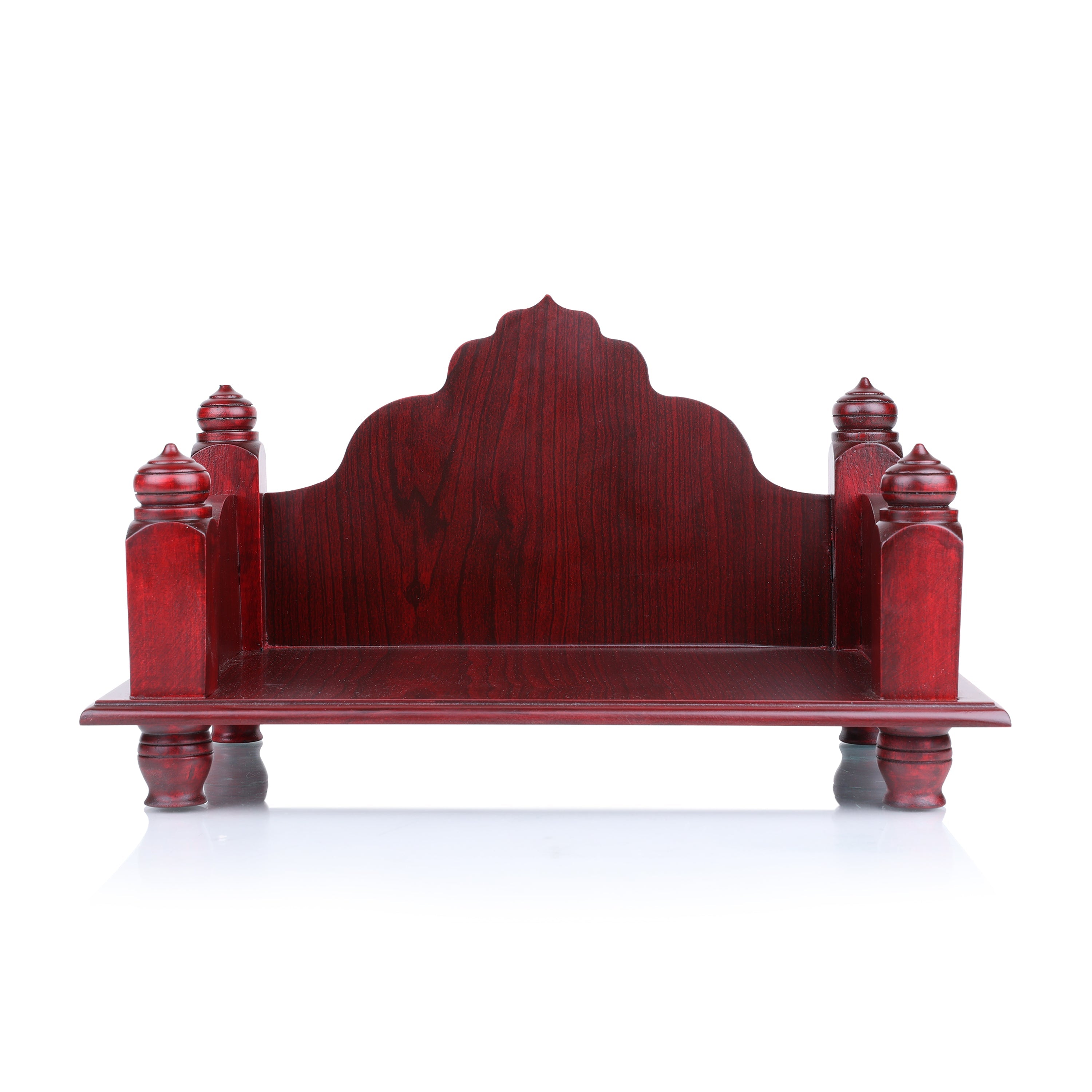 Mandasana Brown Wood Pooja Mandir – Cycle.in