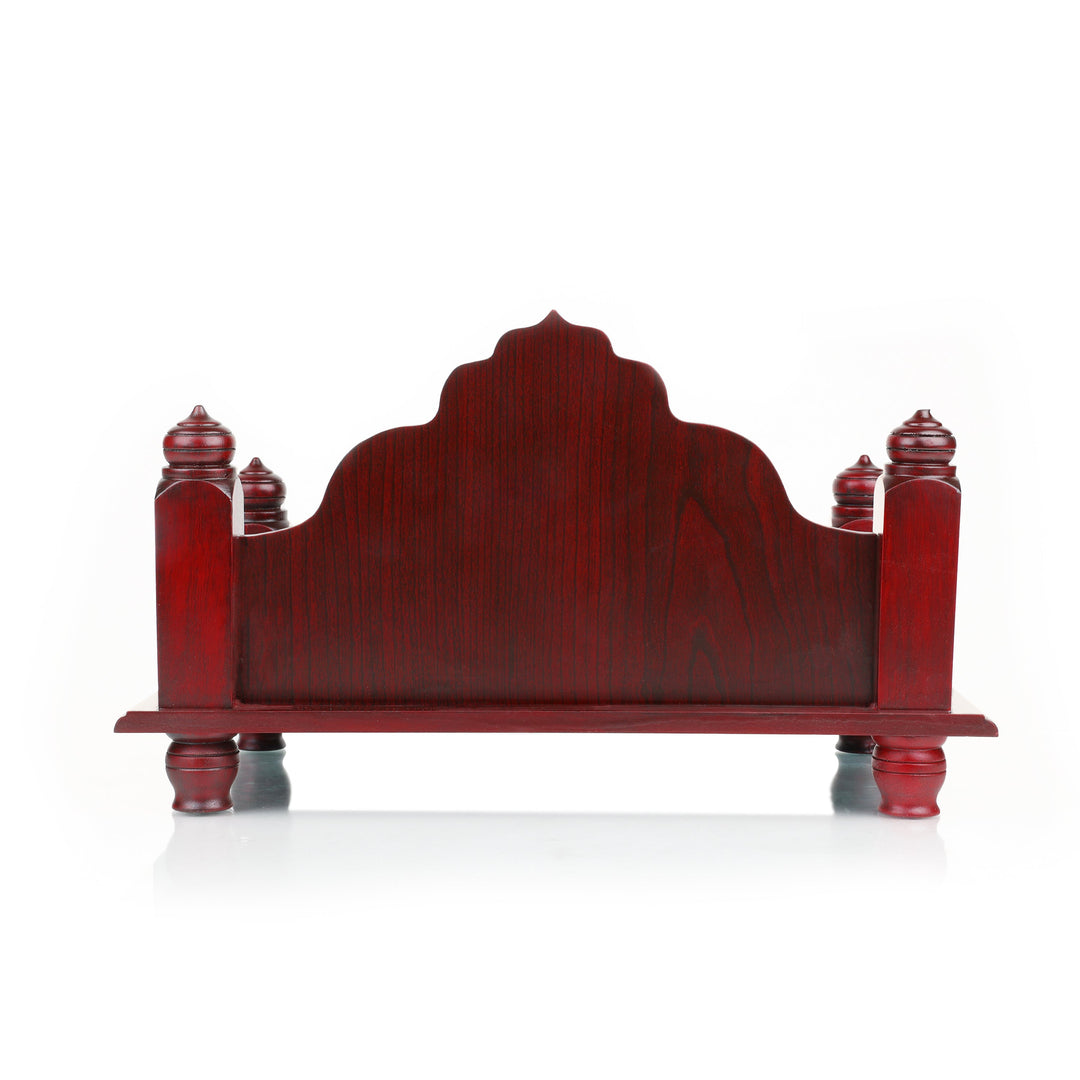 Mandasana Brown Wood Pooja Mandir – Cycle.in