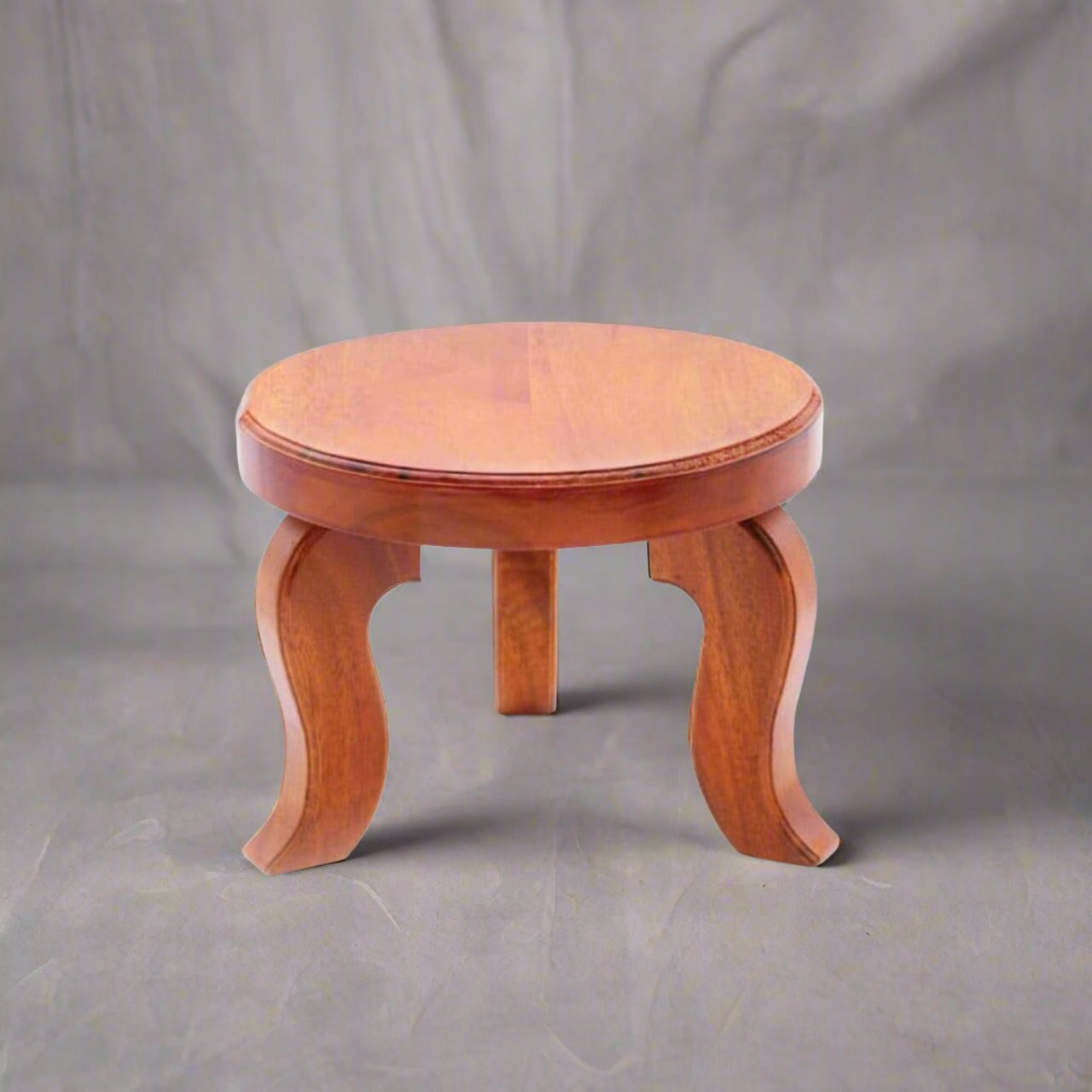 Hard Jungle Wood Three Legged Mukkali Stool – Cycle.in