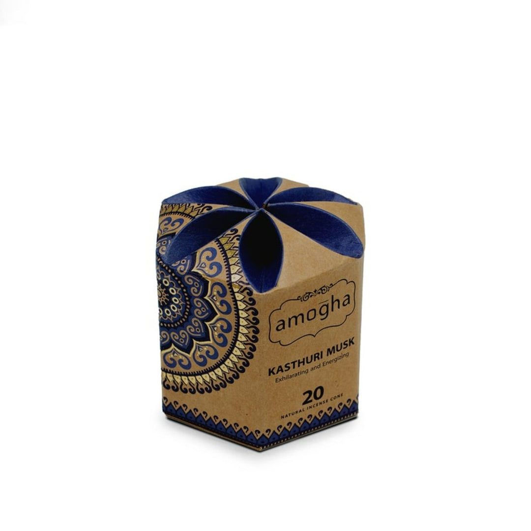 Amogha Kasturi Musk Incense Cones – Cycle.in